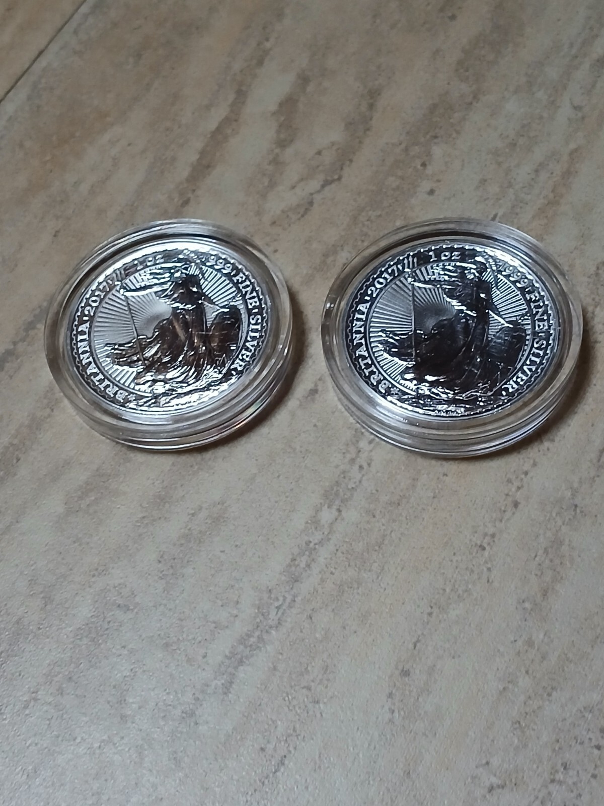 GREAT BRITAIN 2017 1-OZ SILVER | 20TH ANNIVERSARY TRIDENT PRIVY | LOT ...