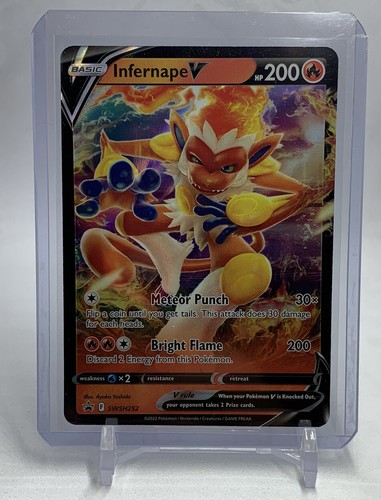 Pokémon TCG - Infernape V - SWSH Black Star Promo - SWSH252 - Holo ...