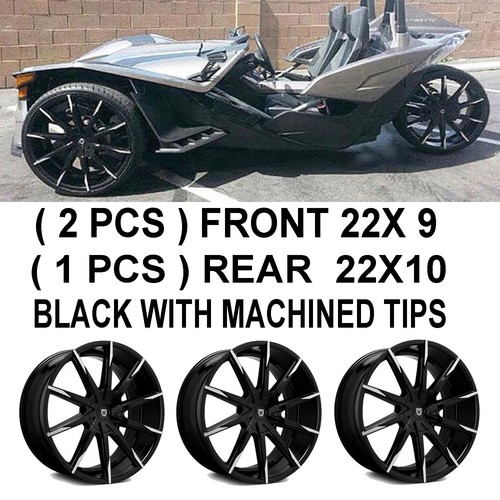 CUSTOM RIMS POLARIS SLINGSHOT YEAR 2015,2016,2017,2018,2019,2020,2021 ...