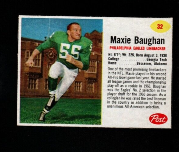 3131* 1962 Post # 32 Maxie Baughan NM | eBay