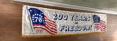 Rare Americana Original Large Vintage Bicentennial 1776-1976 Banner ...