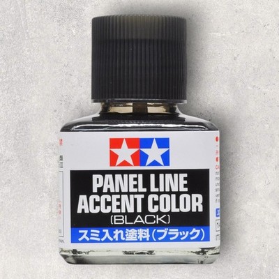 Tamiya Panel Line Accent Color Black (40ml) for Plastic Model Kits ...