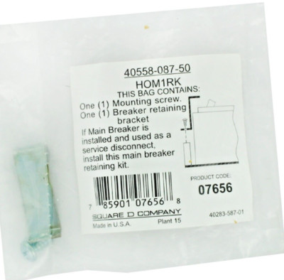 1 Pc Square D HOM1RK Retaining Retainer Clip Kit | eBay