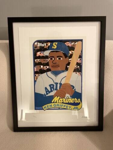 Topps Project 2020 Fine Art Framed Print Ken Griffey Jr Keith Shore /99 ...