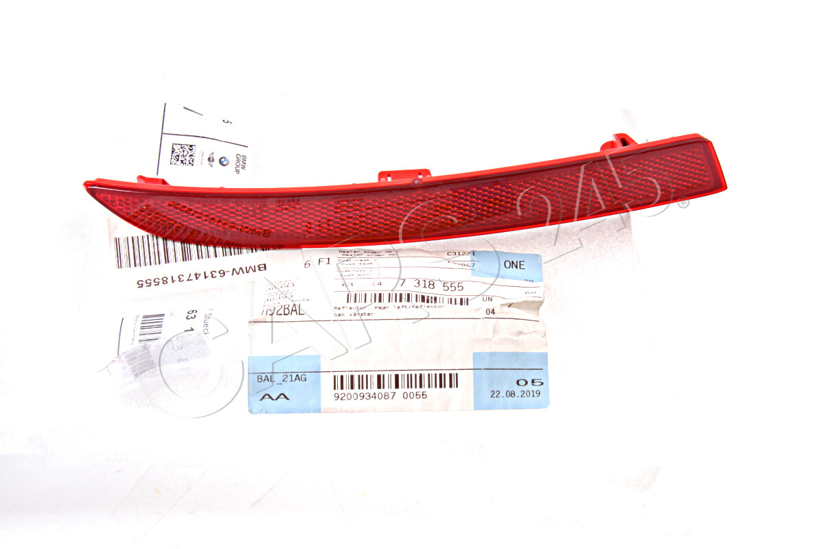 Genuine BMW F10N F18N Sedan Reflector Left Rear OEM 63147318555 | eBay