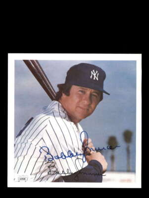 Bobby Murcer JSA Cert Signed 8x9 Team Issue Photo Autograph Yankees | eBay