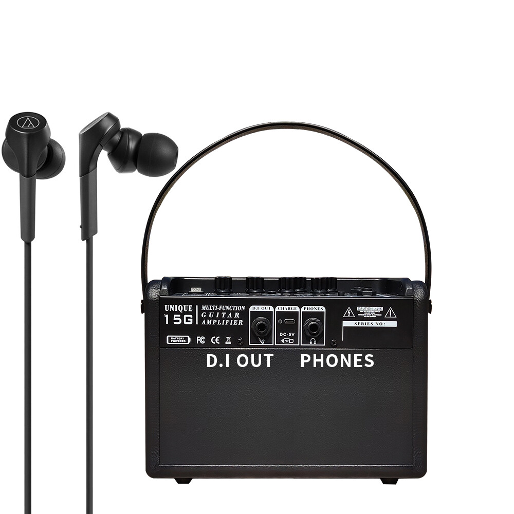 Acoustic/Electric Guitar Amplifier, 15 Watt Portable Bluetooth Amp | eBay