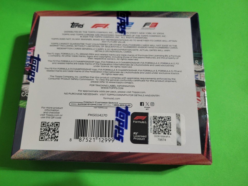 NEW - 2024 Topps Chrome F1 Formula 1 Qualifying Lap Hobby Box Factory ...
