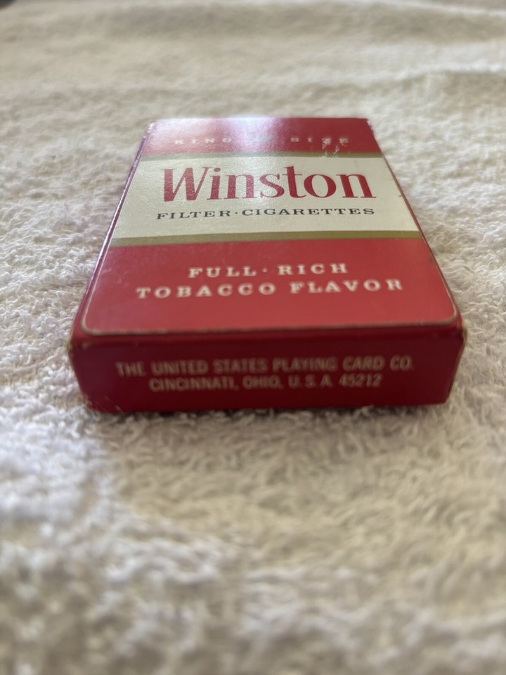 Winston Cigarette Deck of Playing Cards - Never Opened | eBay