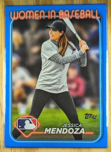 2024 Jessica Mendoza Topps Series 2 MLB BLUE SSP WIB-2 ESPN Women In ...