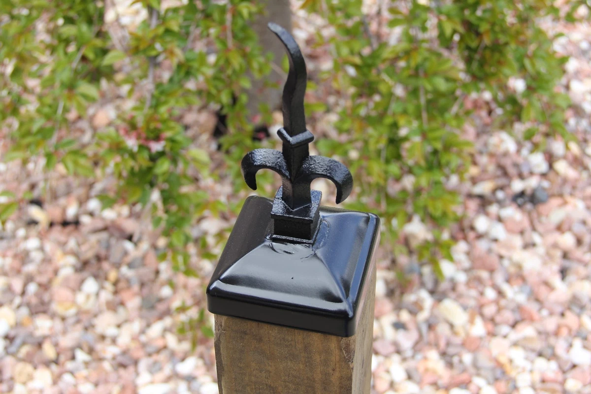 Decorative Fence Post Caps 2 215mm Long | Shelly Lighting