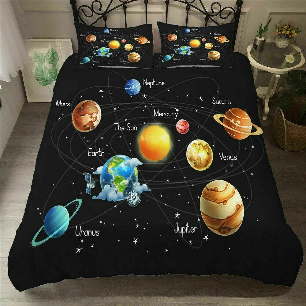 Planets Solar System Bedding