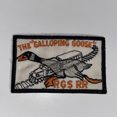 GALLOPING GOOSE RAILROAD RIO GRANDE VINTAGE HAT PATCH BADGE TRAIN ...