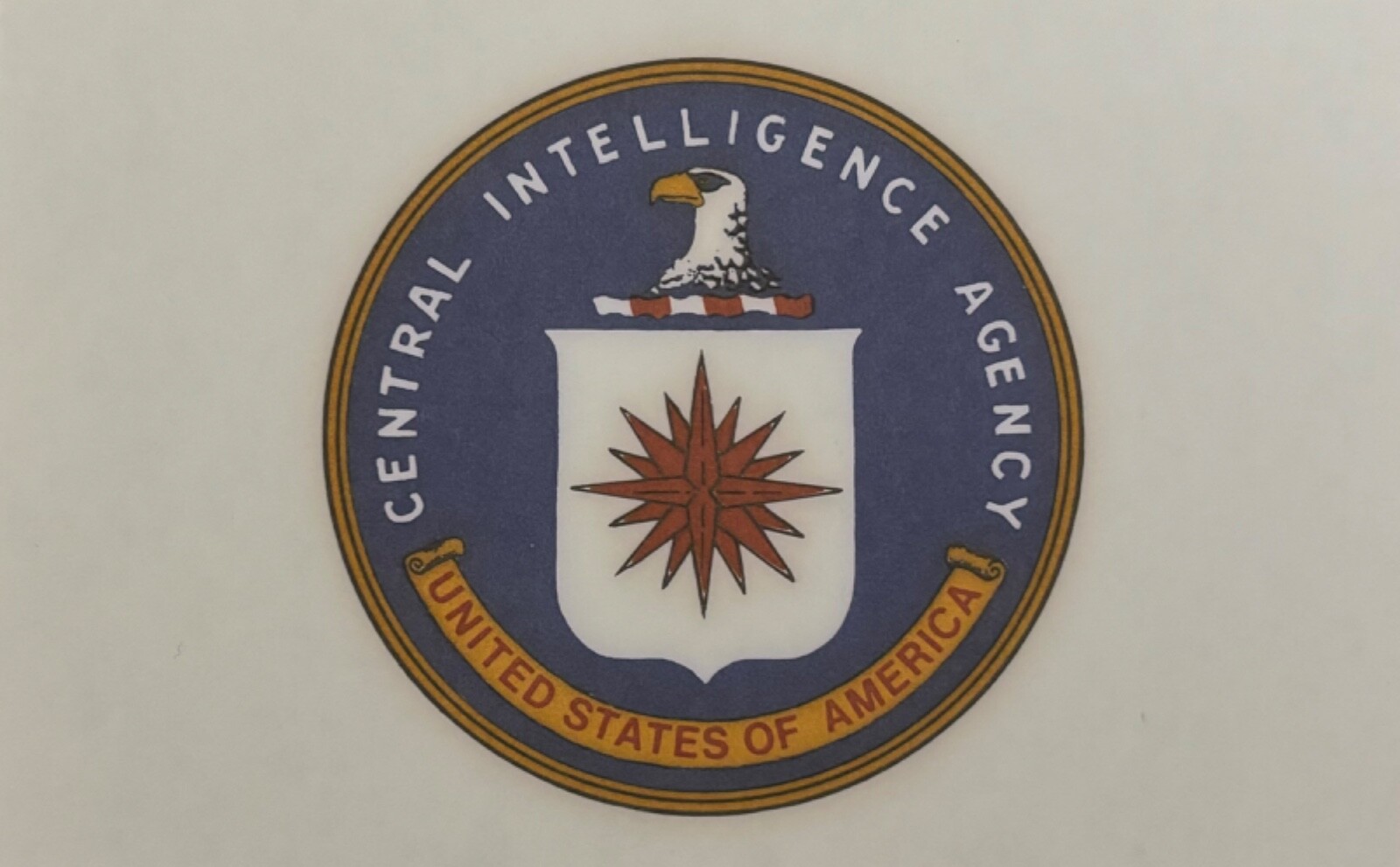 Original Vintage CIA Central Intelligence Agency Mini Hot Peel Iron On ...