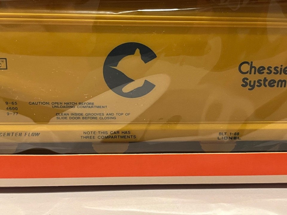 Lionel #6-17103 O Scale Chessie System ACF Three Bay Hopper Car | eBay