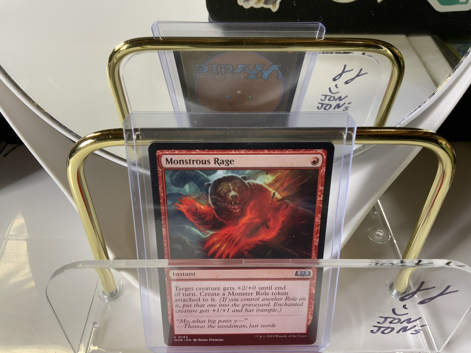 Monstrous Rage (142) Wilds of Eldraine WOE MTG Magic NM | eBay