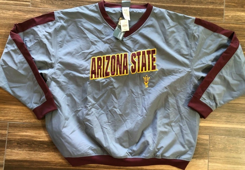 Arizona State Sun Devils Pullover Jacket - Mens XL - Knights Apparel KA ...