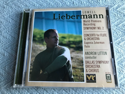 LIEBERMANN: Symphony 2 / Flute Concerto by Andrew Litton (CD, 2000 ...