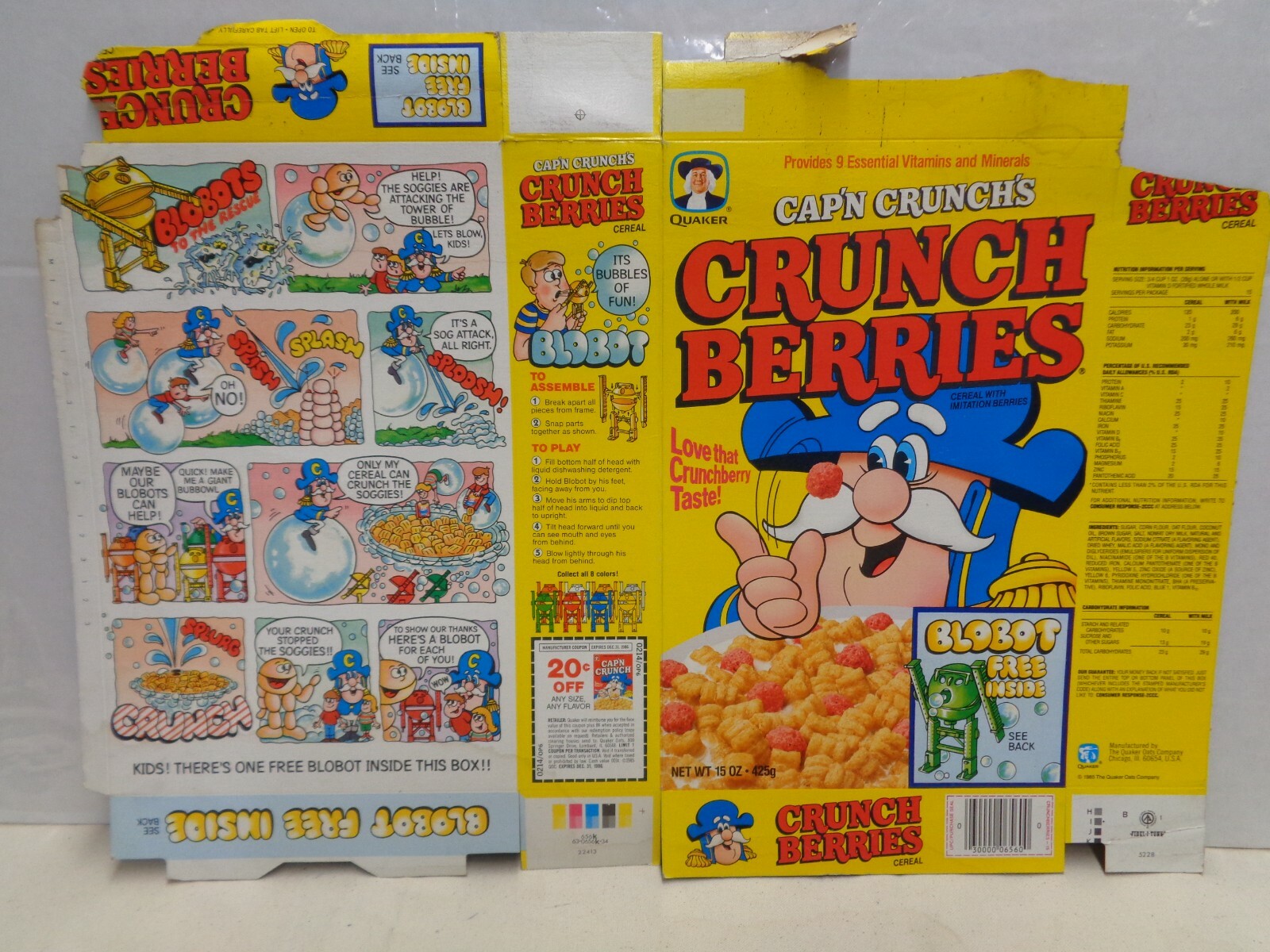 Captain Crunch Cereal Box