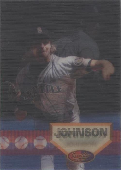1994 Sportflics 2000 - Randy Johnson #30 Seattle Mariners on Back for ...