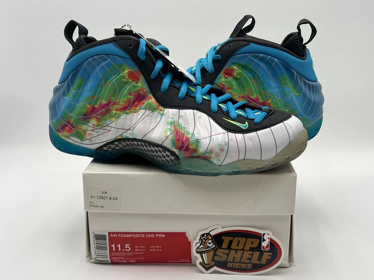 Foamposite Flash Nike Air Pippen Camo, Black/Flash Lime, 325001 002,