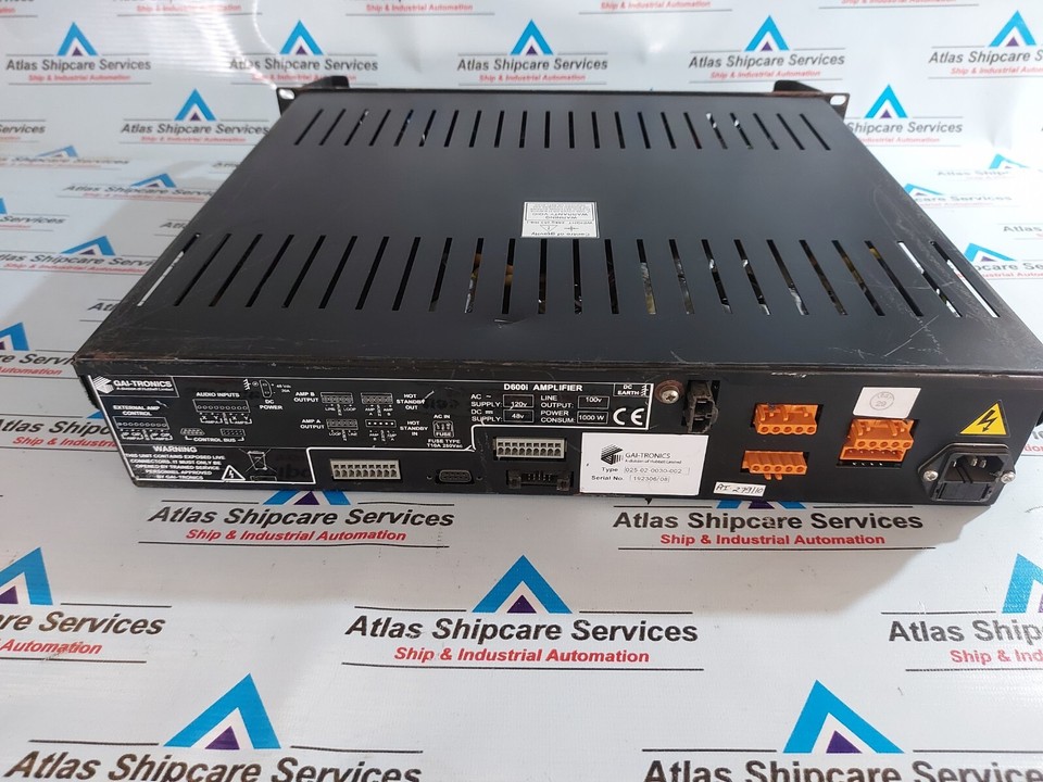 GAI-TRONICS D600I AUDIO POWER AMPLIFIER 025-02-0030-002 | eBay UK