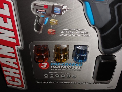Screwdriver - Rapid Fire quick loading power screwdriver by Channel ...