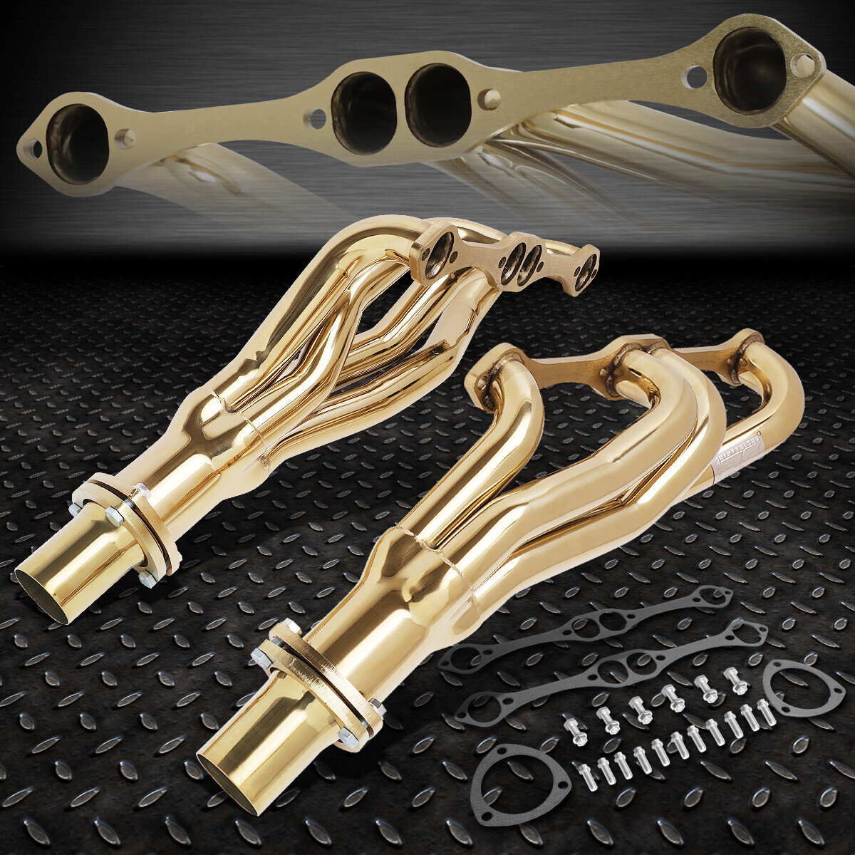 J2 FOR 64-88 CHEVY/PONTIAC/BUICK 265-400 V8 SBC SHORTY EXHAUST HEADER ...