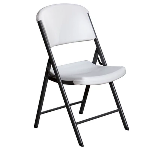 Lifetime Commercial Grade Contoured Folding Chair, 4-PACK, High-Density ...