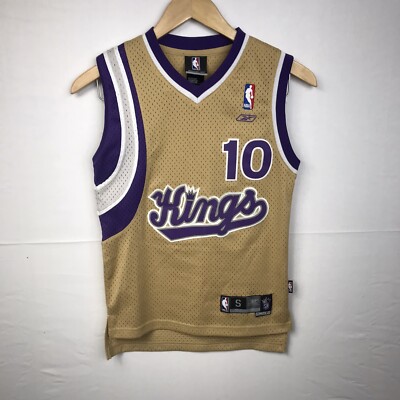 Sacramento Kings Jersey Gold Bibby #10 | eBay