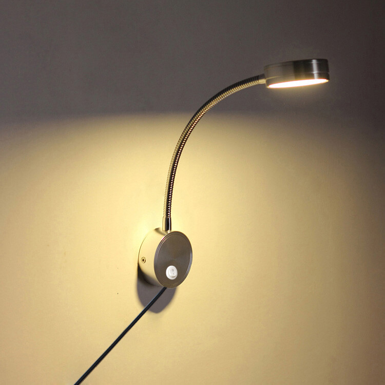 Soft Pipe 3W/5W LED Wall Sconce Light Picture Spotlight Fixture Switch ...