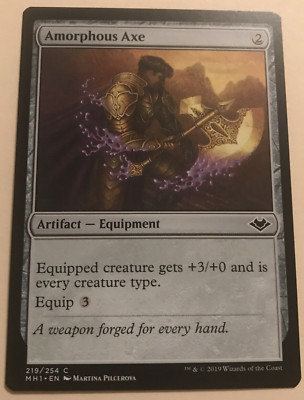Amorphous Axe MTG Modern Horizons 219/254 Regular Common | eBay