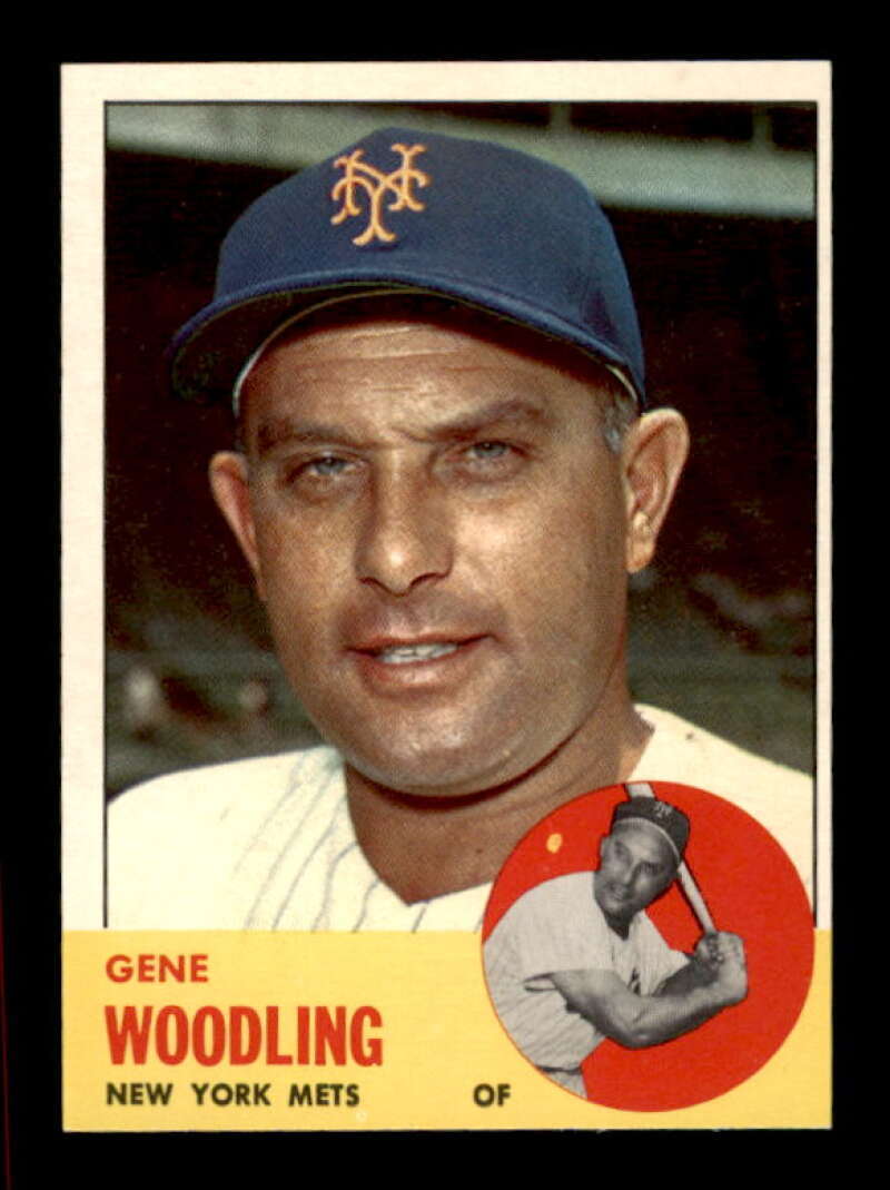 1963 Topps #342 Gene Woodling VGEX Mets 564098 | eBay