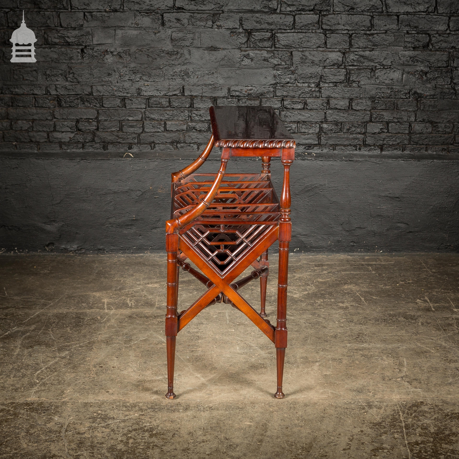 Library Book Trough, Victorian Regency Revival Book Shelf | eBay UK