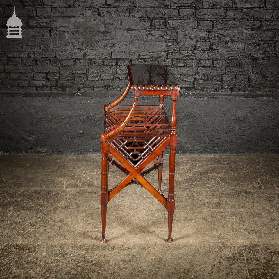 Library Book Trough, Victorian Regency Revival Book Shelf | eBay UK