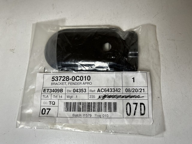 Toyota OEM Fender-apron Assembly Bracket 537280C010 for sale online | eBay