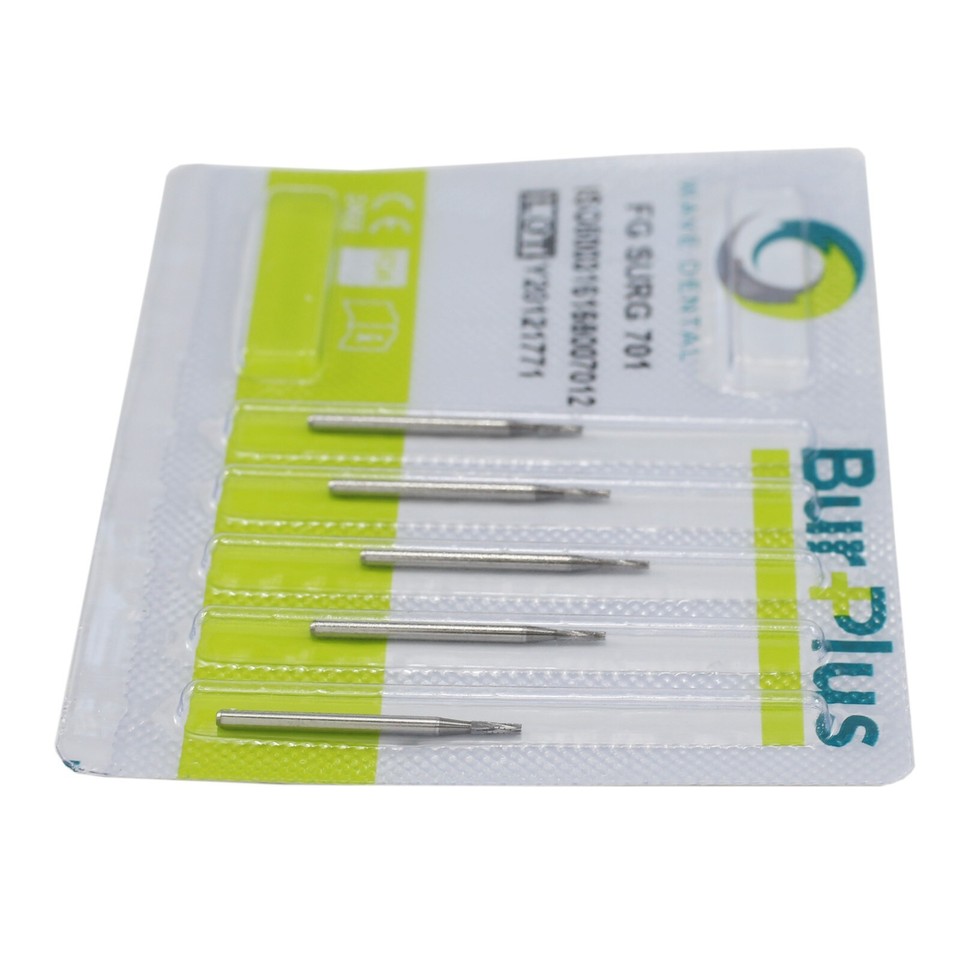 Wave Dental Carbide Surgical Burs 557 557L 702 701 FG High Speed Long ...