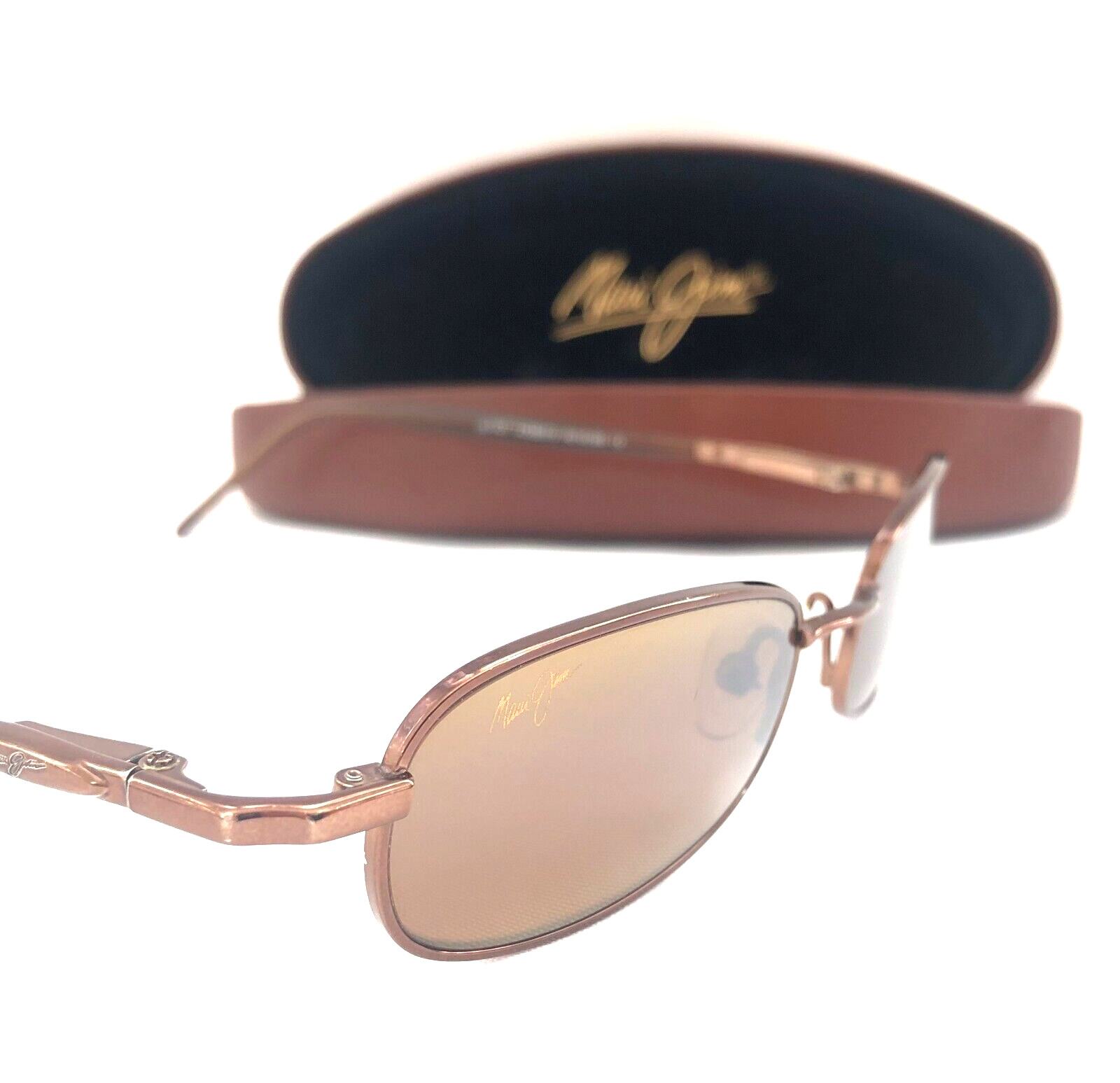 RARE MAUI JIM MANINI SUNGLASSES Copper Frames Bronze … - Gem