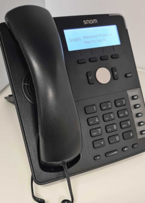 Snom D712 VoIP IP Phone - Inc VAT and 3 Months Warranty - POE, no PSU ...
