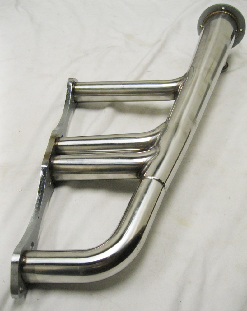 SBC Chevy Lake Style Lakester Street Rat Rod Headers Stainless 1 5/8 ...