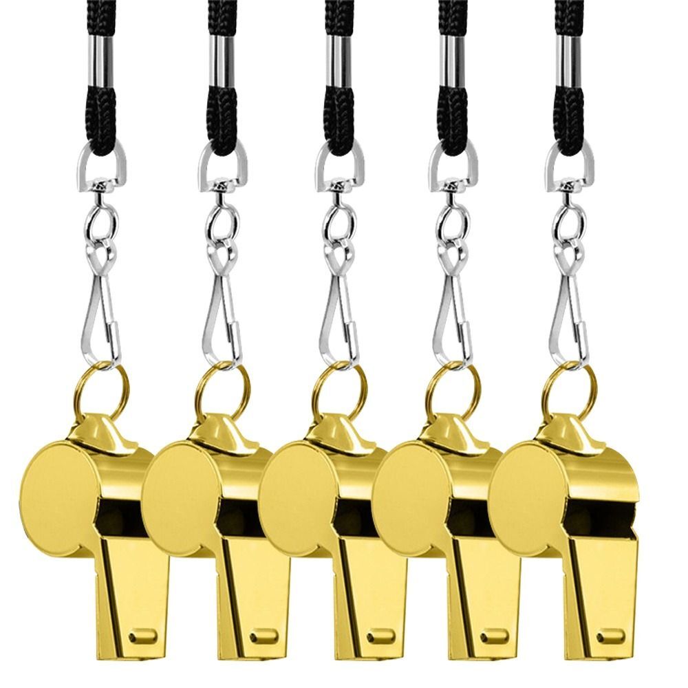 Rope Cheerleading Tool Cheerleaders Metal Whistle Stainless Steel ...