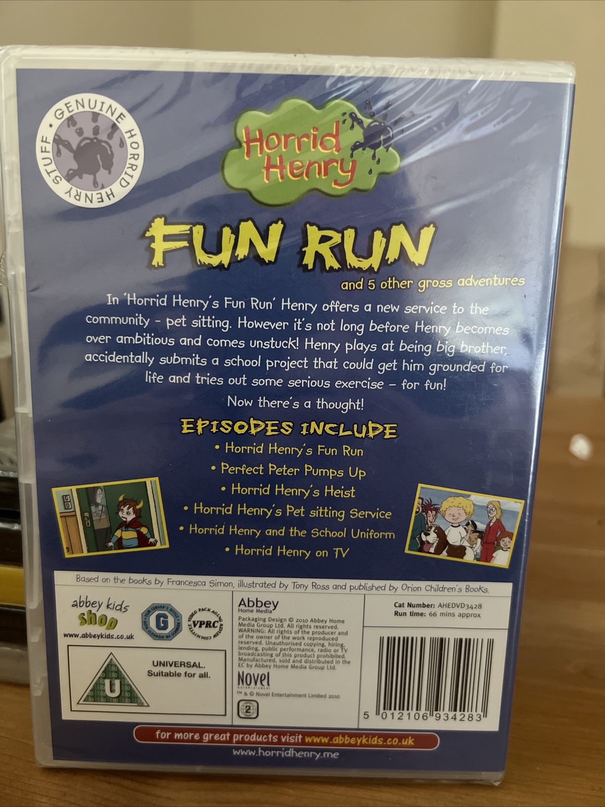 Horrid Henry - Fun Run (DVD, 2010) New/Sealed 5012106934283 | eBay UK