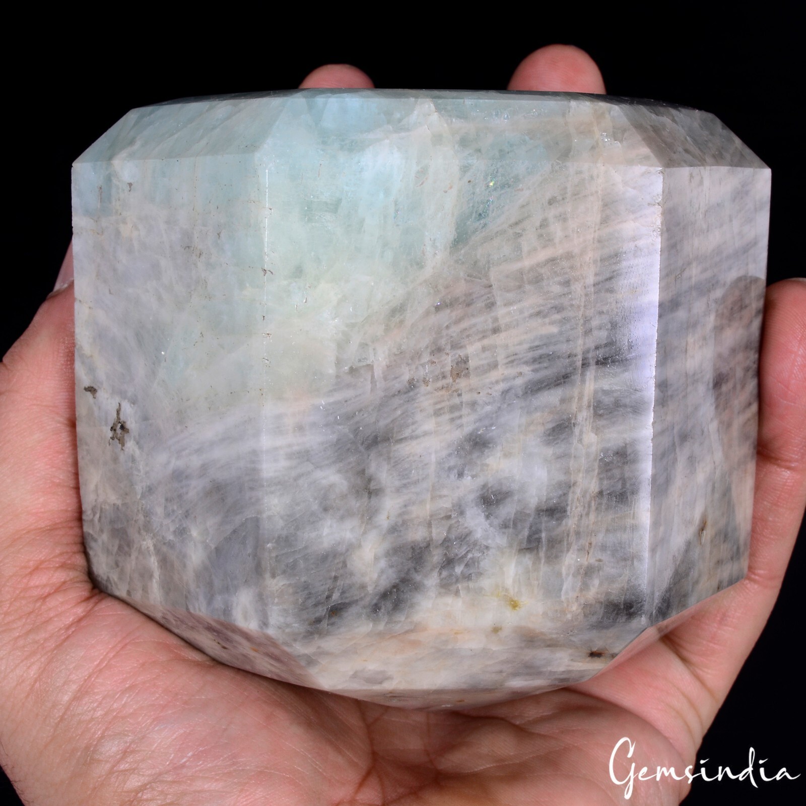 1.4 Kg Natural Untreated Green Beryl Aquamarine Hexagon Cut Loose Huge ...