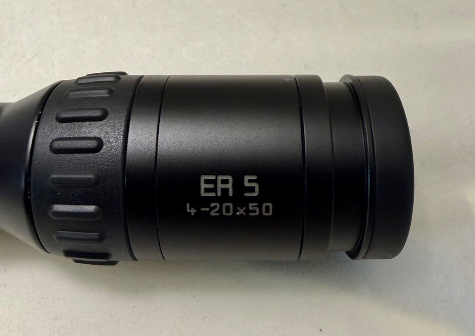 Leica ER 5 Rifle Scope 30mm Tube 4-20x50 mm Matte Black Hunting Scope ...