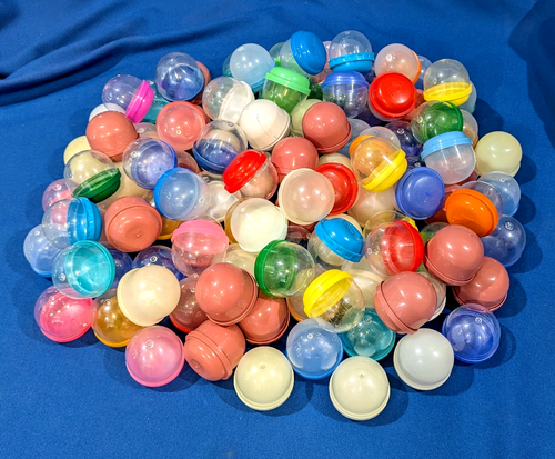 Lot (108) VTG Orig. Large Gumball Machine Capsules for NFL Mini Gumball ...