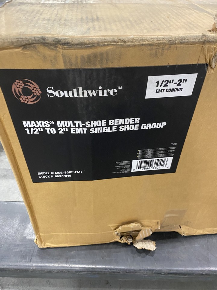Southwire MSB-SGRP-EMT Shoe Group EMT, Shoe & Roller For MSB2000 | eBay