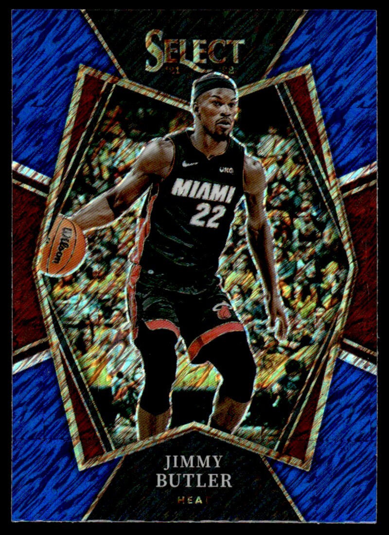 2021-22 Panini Select Blue Shimmer Jimmy Butler Miami Heat #192 | eBay