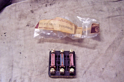 PORSCHE FUSE BOX 3 FUSE 911/912/930 1974-89 GENUINE NEW** 91161209301 ...