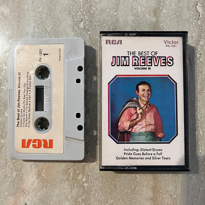 Cassette Jim Reeves The Best Of Volume III 1969 RCA Records Tested | eBay
