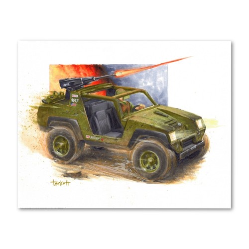 GI Joe VAMP - Signed Art Print | 11x14 Retro Pop Culture Wall Art ...